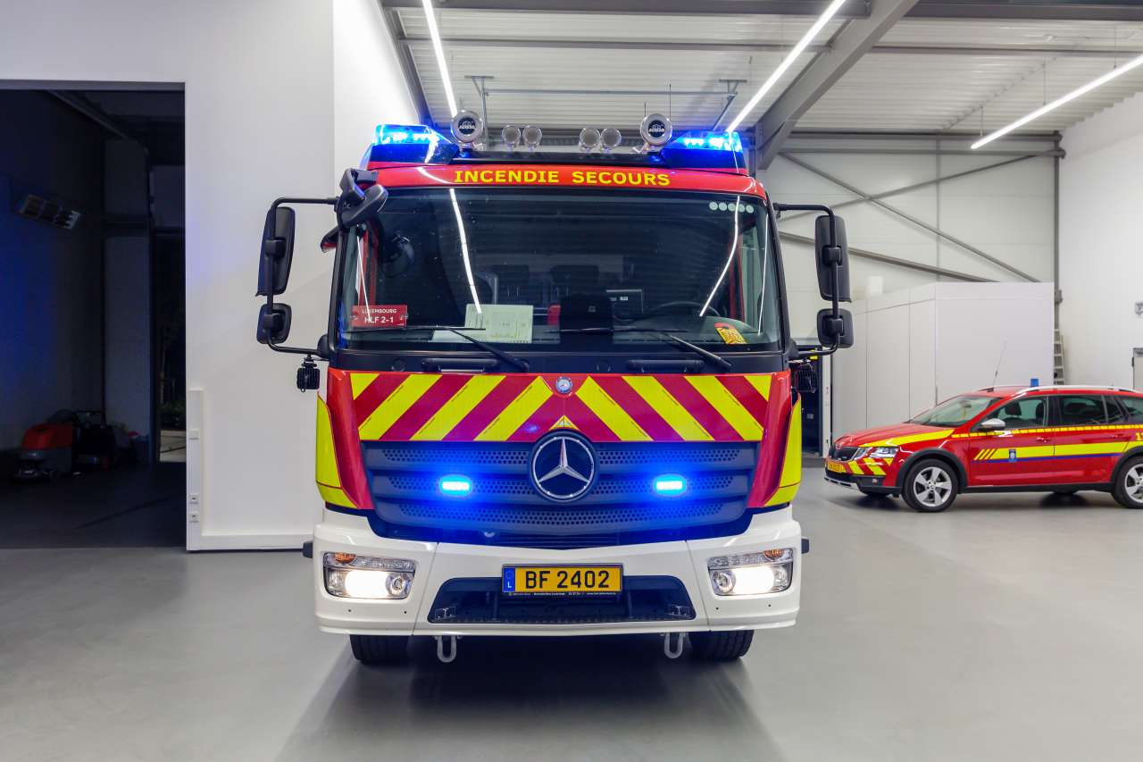 Le nouveau design des véhicules CGDIS - Actualités - Corps grand-ducal ...