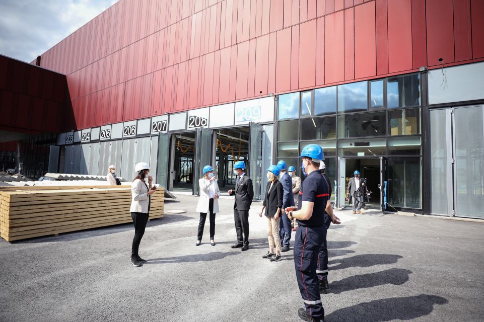 Centre national d'incendie et de secours - Visite du chantier ...