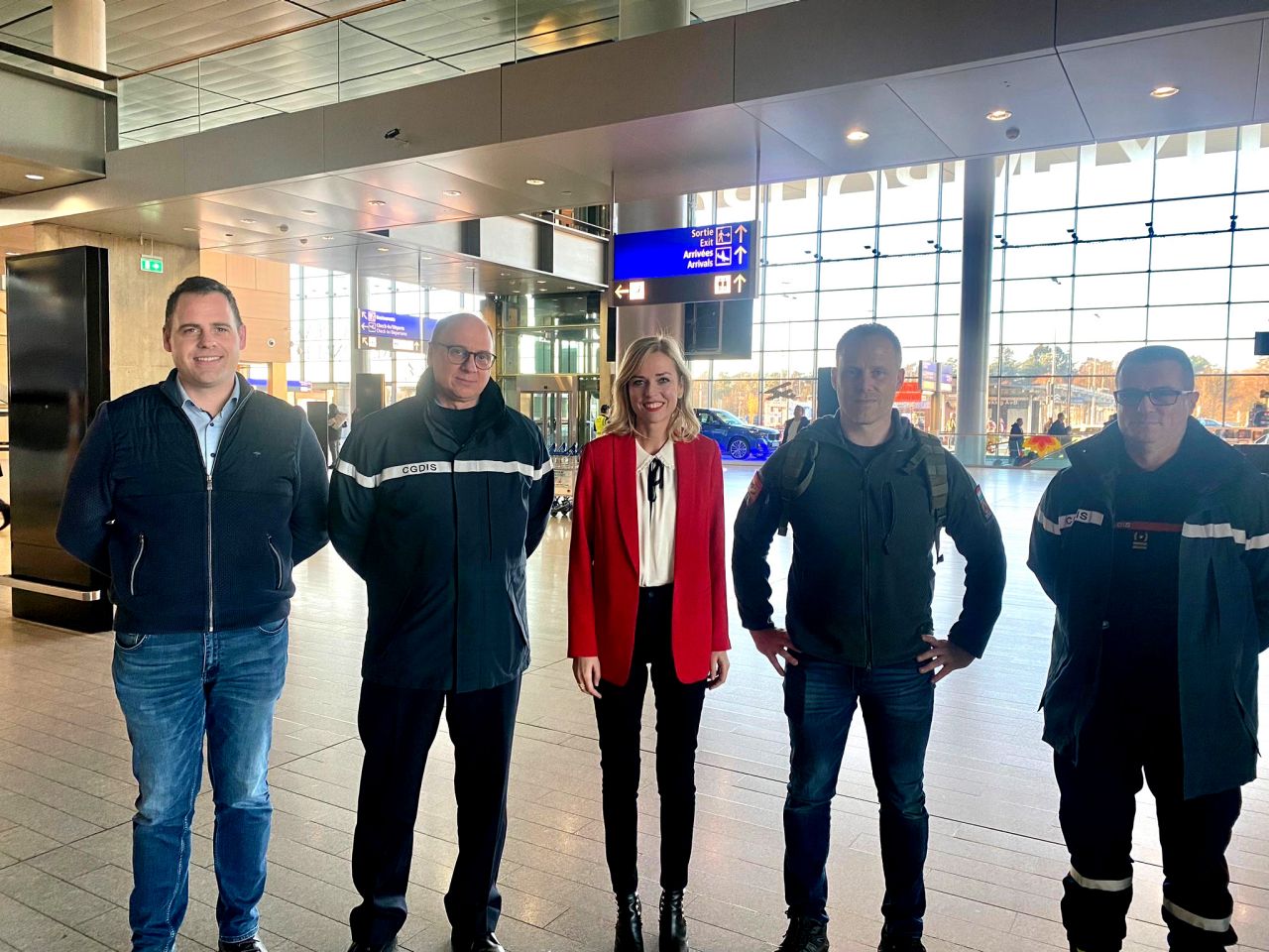 Déploiement d'un membre du "Humanitarian Intervention Team" du CGDIS ...